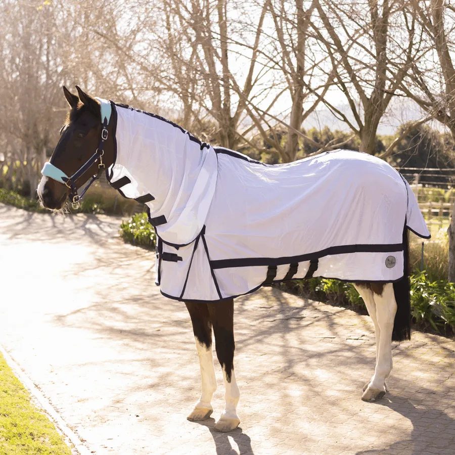 Royal Misty Fly Sheet with Neck – Orange Horse